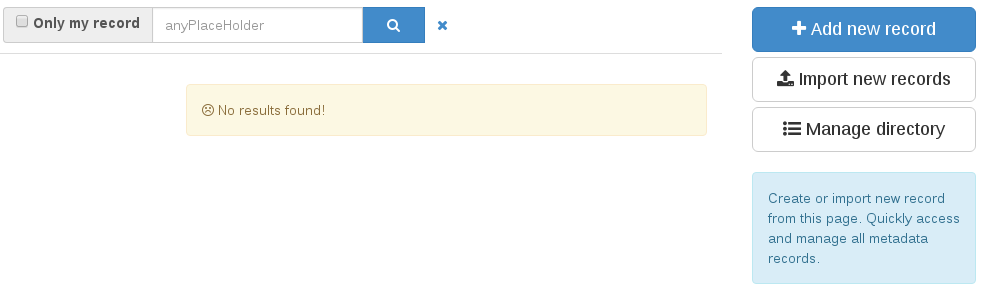 Edit - GeoNetwork opensource