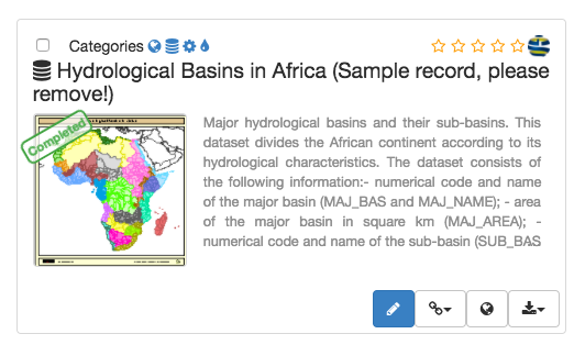 Discovering information - GeoNetwork opensource