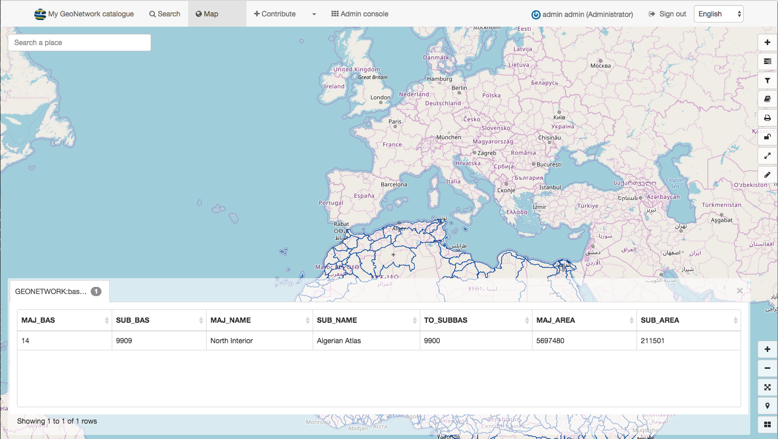 Discovering information - GeoNetwork opensource